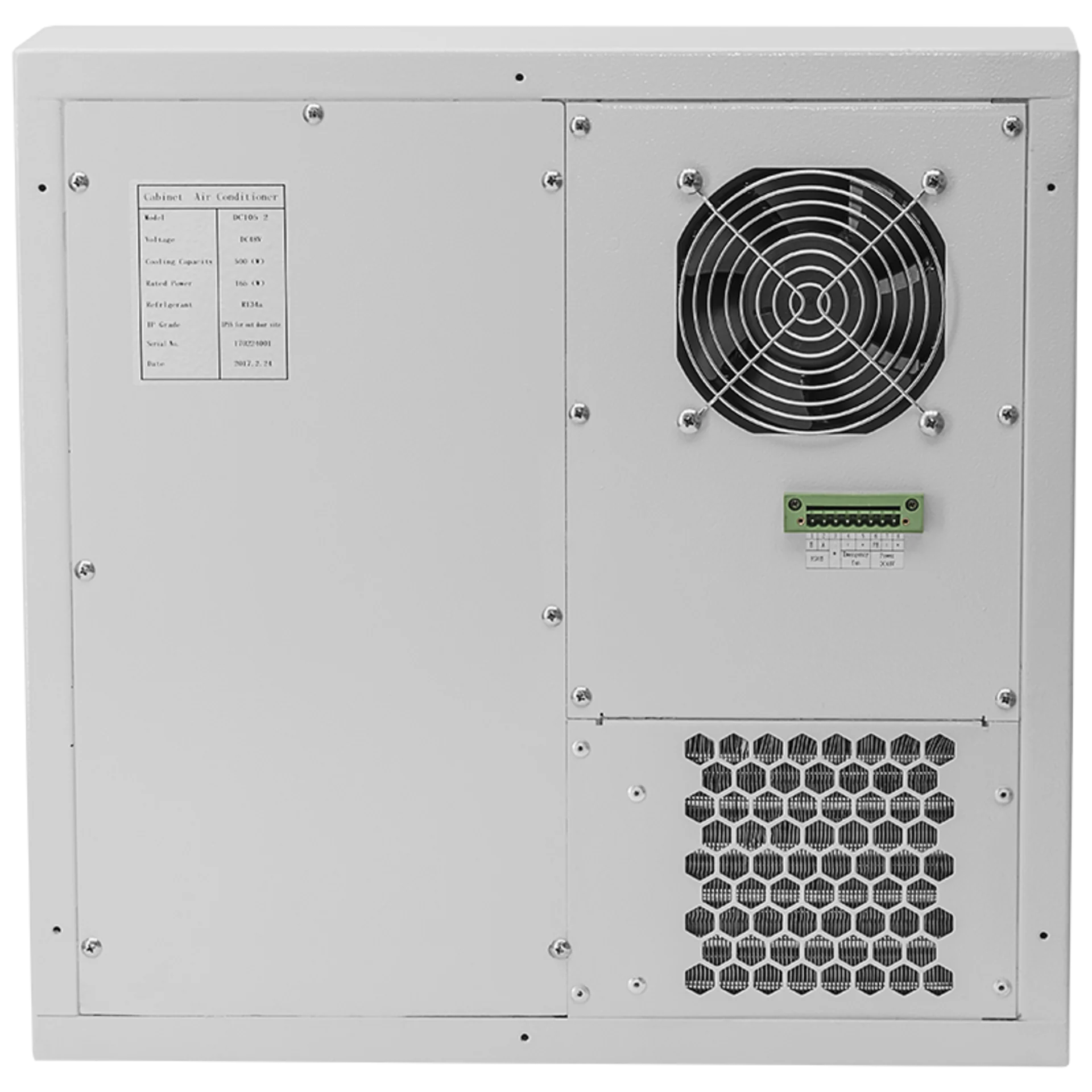 Кондиционер для установки в уличный шкаф, холодопроизводительность 500Вт, со встроенным ...